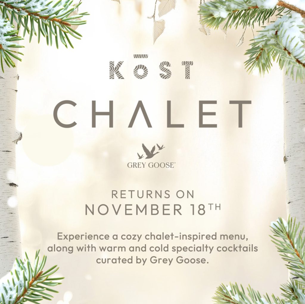 Menu – KŌST Restaurant